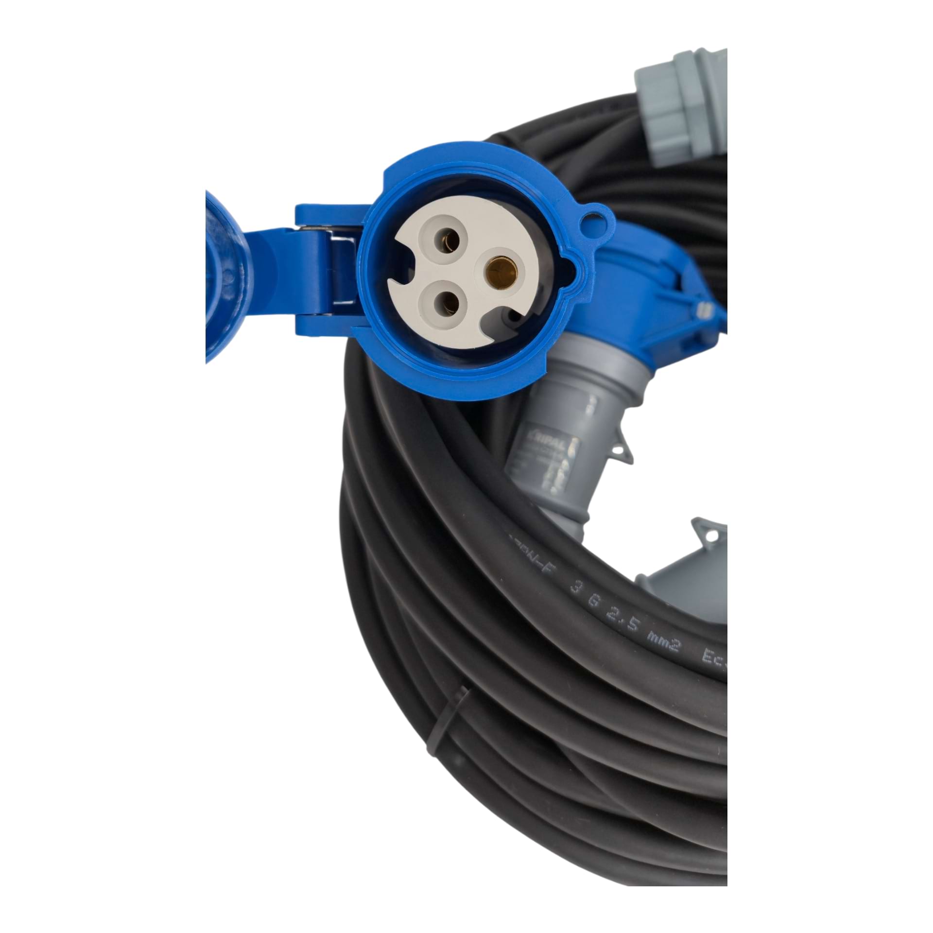 CEE Verlängerungskabel IP44 16A mit Phasenwender 3x2,5 10m | 454601_EK